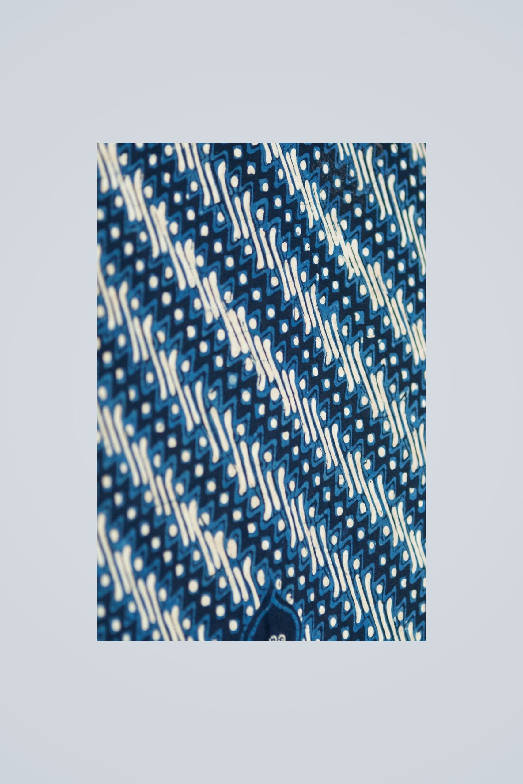 Kain Batik Tulis Parang Katun Primissima - Biru - Warma Store